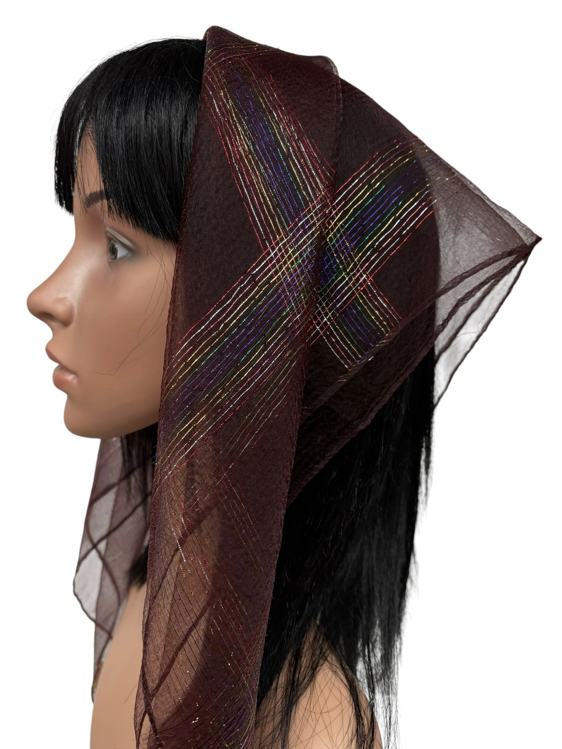 Lurex Square Scarves — Continental Textiles